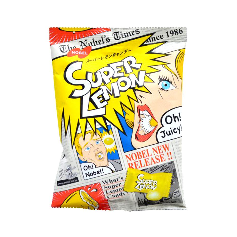 Balas Super Lemon Japonesa Nobel - 20 Balas - 84g | Shopee Brasil
