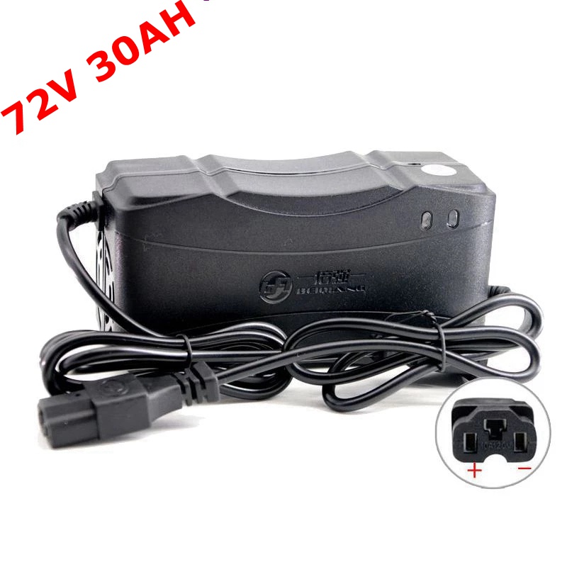 Carregador De Bicicleta Elétrico 72V 5A Adaptador Automático De ...
