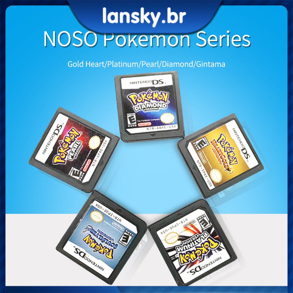 SoulSilver Pokemon Card Game para Nintendo DS cartão de Jogo Para DS 2DS 3DS NOS video game ...