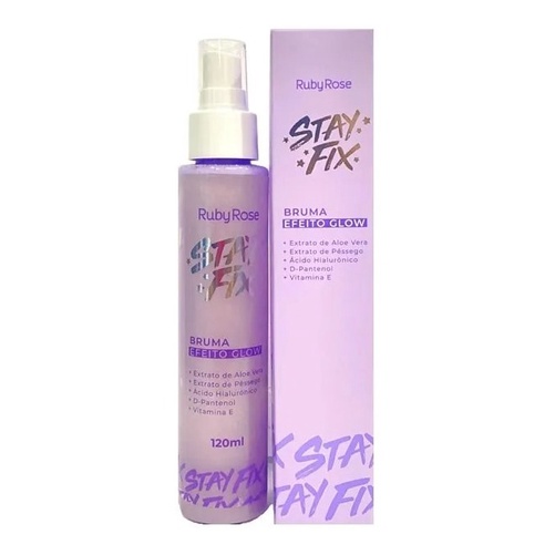 Bruma Fixadora Efeito Glow Stay Fix Ruby Rose Hb341 | Shopee Brasil