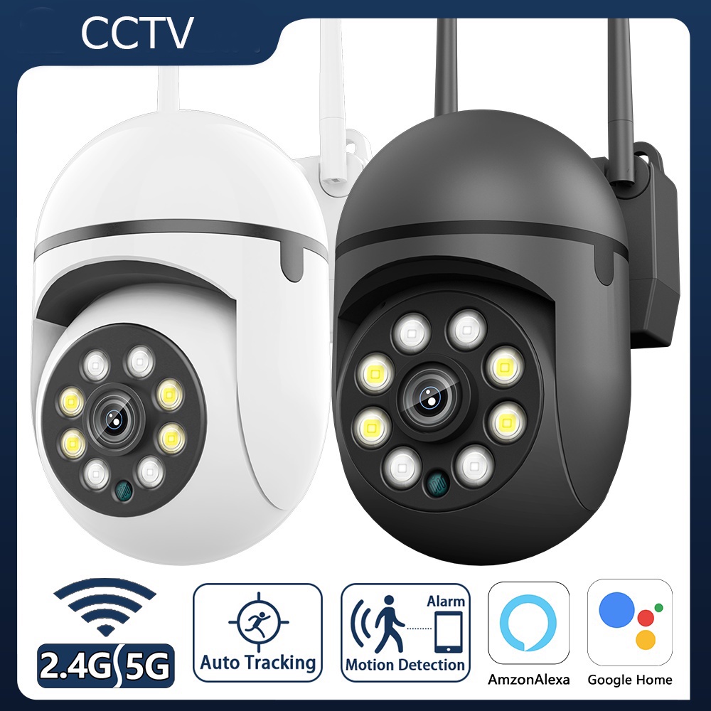 Tnnian 3MP Super Mini Outdoor Wireless CCTV Waterproof Alexa & Google ...
