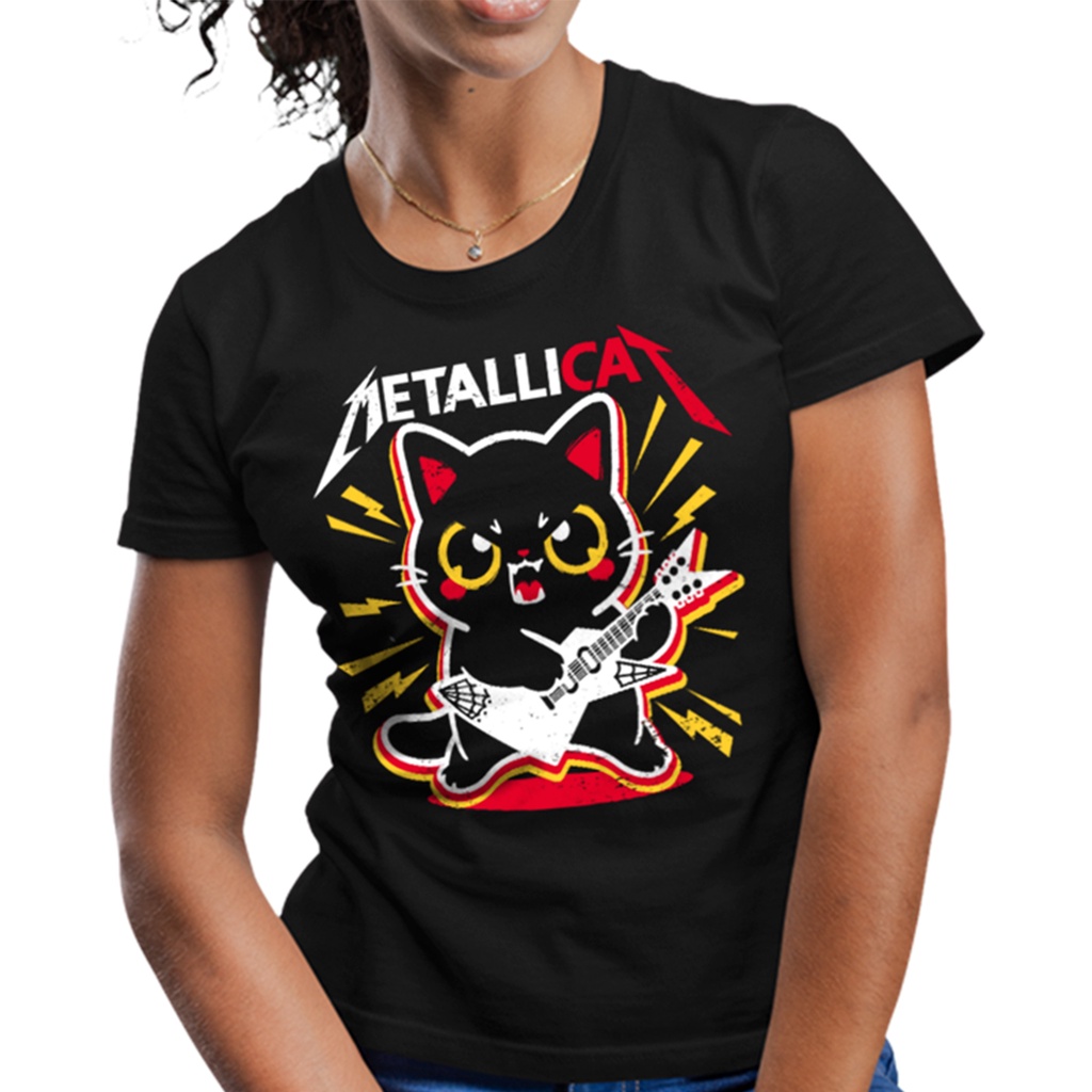 Camiseta Básica Metallicat | Shopee Brasil