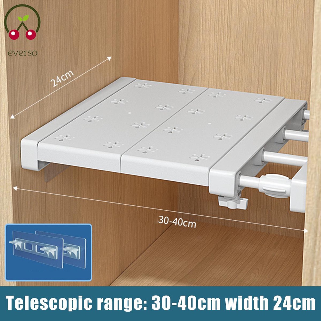 Prateleira Extensível Para Armário , Rack De Armazenamento Ajustável ...