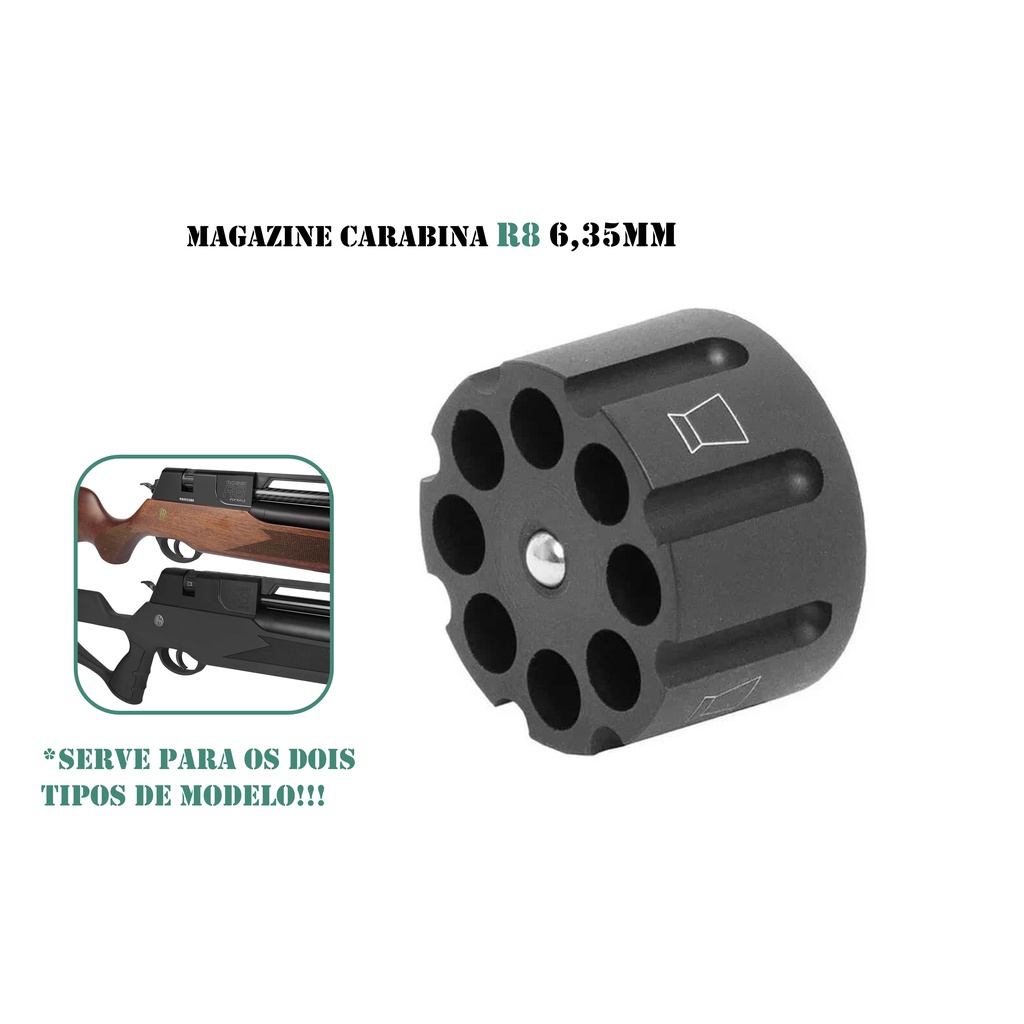 Magazine PCP Rossi R8 6,35mm | Shopee Brasil