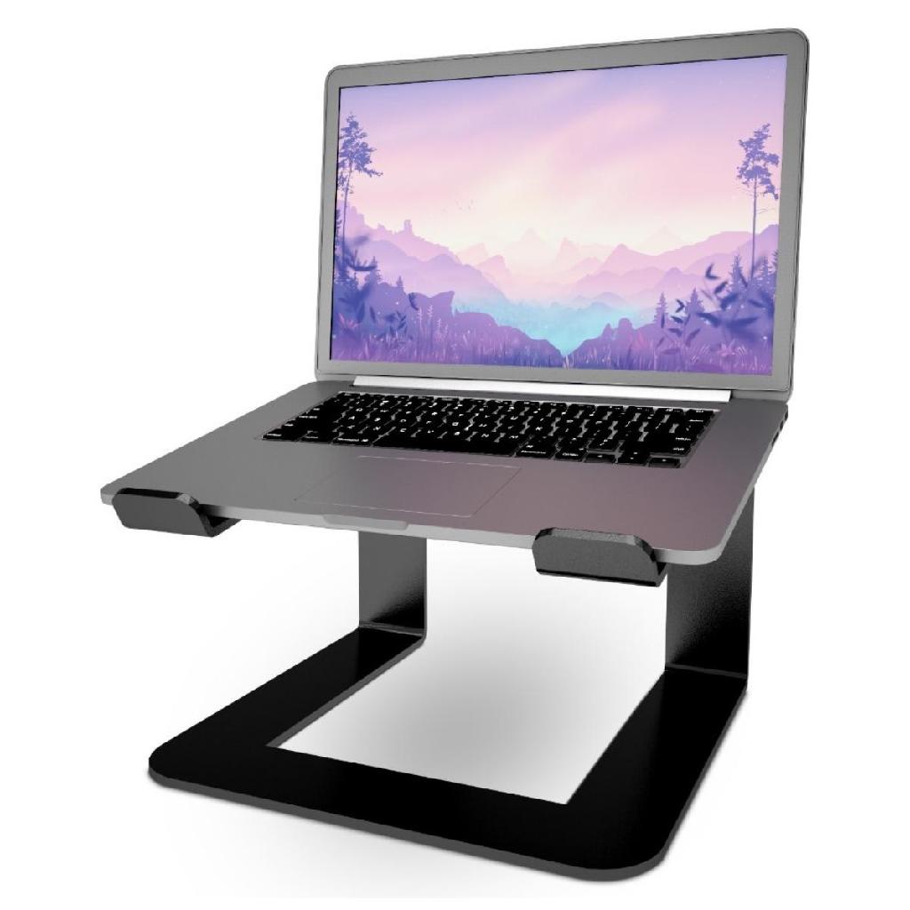 Suporte Apoio Para Notebook Laptop Macbook 14 a 17 Polegadas Elevado Preto | Shopee Brasil