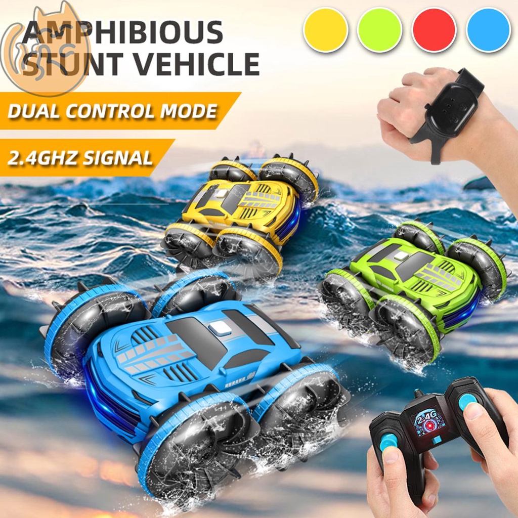 Carro De Brinquedo Anfíbio De Controle Remoto 2.4G 4WD Amphibious Toy ...