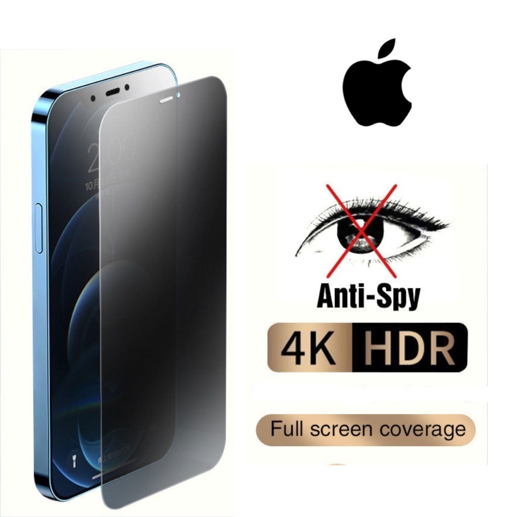 Pelicula De Vidro 3d Privacidade Anti Spy Para Todos Modelos De Iphone