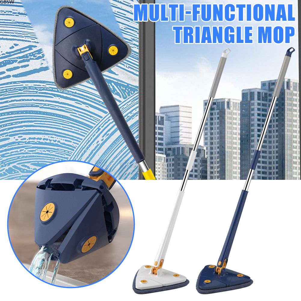 [PRONTO] Limpeza Mop mop Retrátil Multiuso X-Typle Rotativo preguiçoso ...