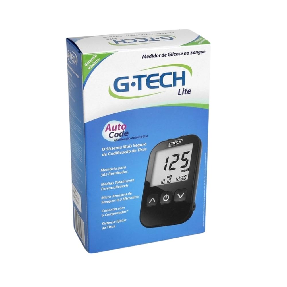 Kit Medidor De Glicose G-Tech Lite - G-Tech | Shopee Brasil