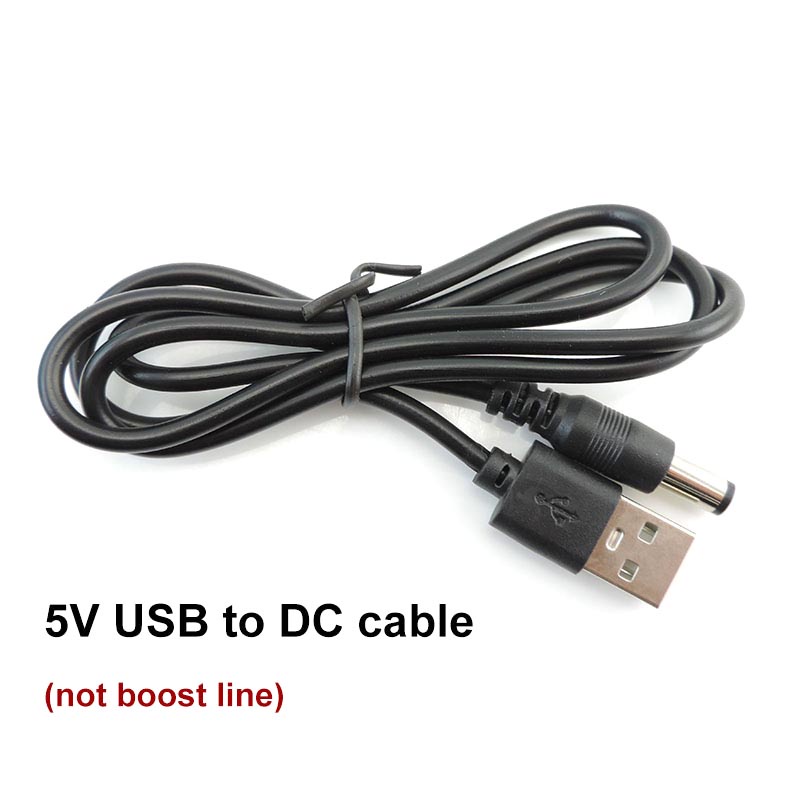 Cabo Conversor De Energia USB power Boost Line Step UP Módulo DC 5V A 9V 8.6V 12V 12.6V 5.5x2 ...