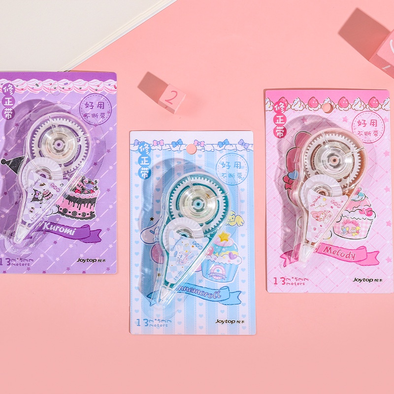 Fita Corretiva Sanrio Apagador De 12m De Kuromi Random Character School ...