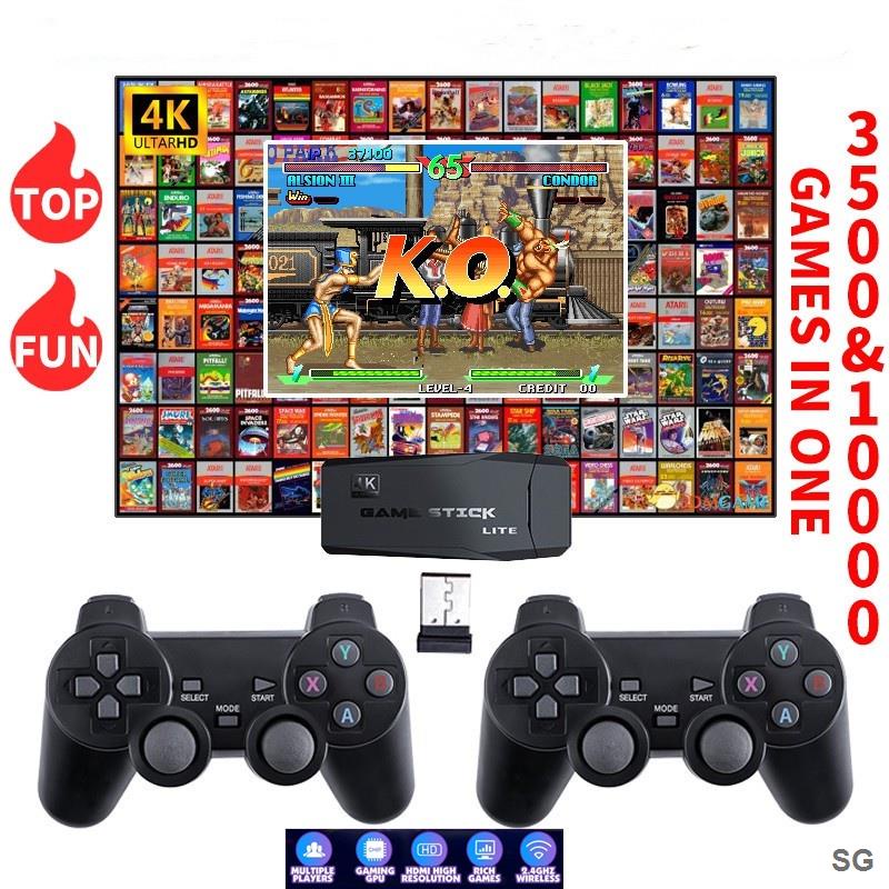 Video Games Sem Fio 4K Retro Console M8 Embutido 64GB/32GB10000 Com ...