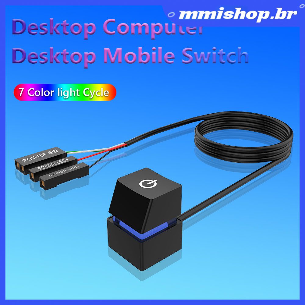 2m Interruptor Computador Desktop Colorido Luzes Led Pc Motherboard ... 2m Interruptor Computador Desktop Colorido Luzes Led Pc Motherboard ...