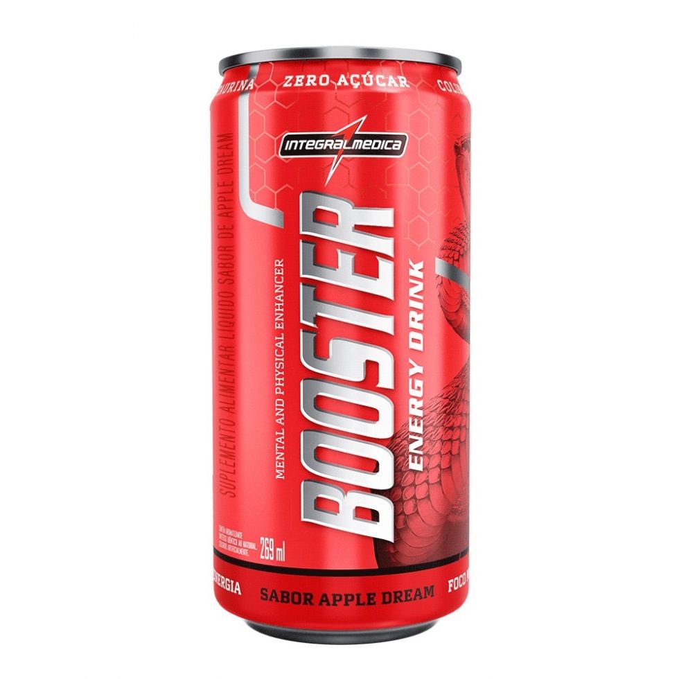 Booster Energy Drink (269ml) - Sabor: Apple Dream | Shopee Brasil