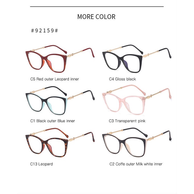 Women Cat Eye Glasses Frames Rope Knot Metal Temple Trending Styles Optical Fashion Computer