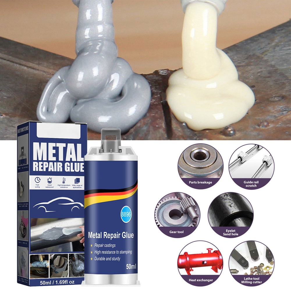Cola Adesiva Industrial Resistente Ao Calor Soldagem A Frio Auto Metal ...