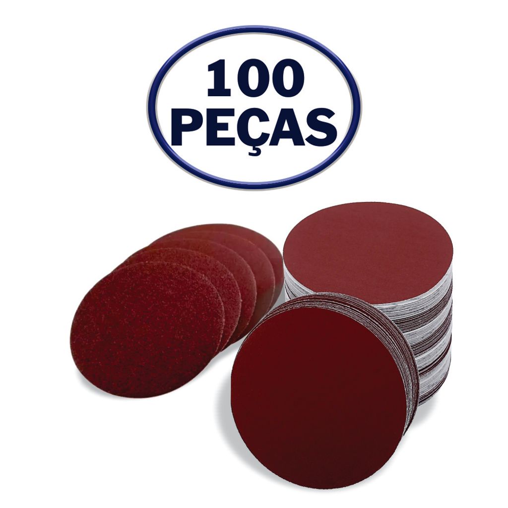 Lixa Disco Pluma 125 #150 SF C/ 100 Lotus | Shopee Brasil
