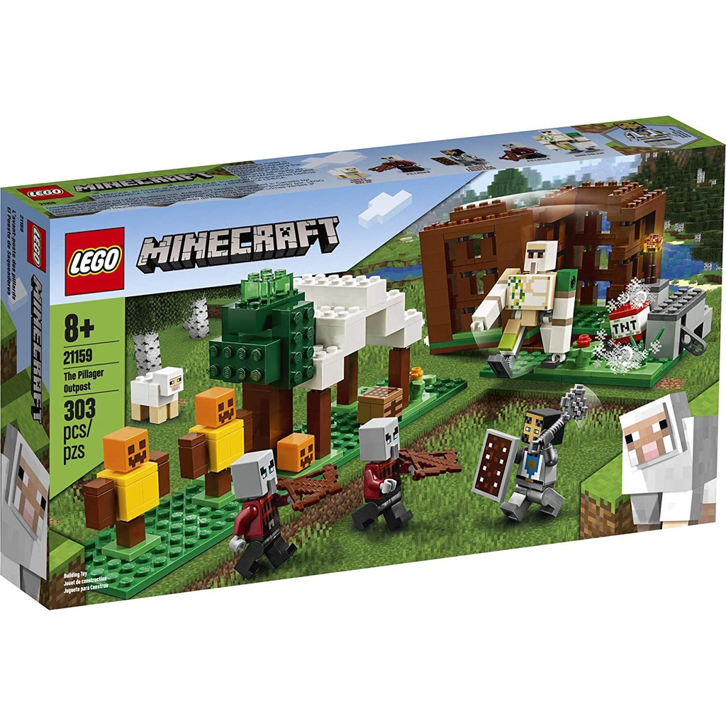 Lego Minecraft - The Pillager Outpost 21159 | Shopee Brasil