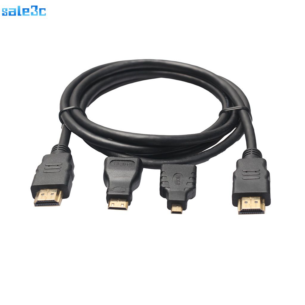 3 Em 1 Alta Velocidade Cabo Adaptador HDMI Para Mini/Micro Nokia N8/PS4 ...