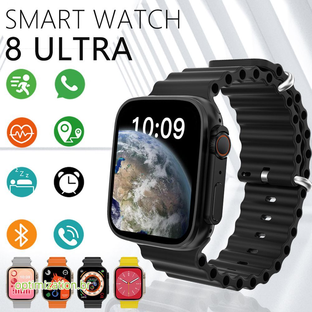 smartwatch U8 Ultra Ultra relógio inteligente U8 Série 8 Bluetooth Relógio esportivo de chamada ...