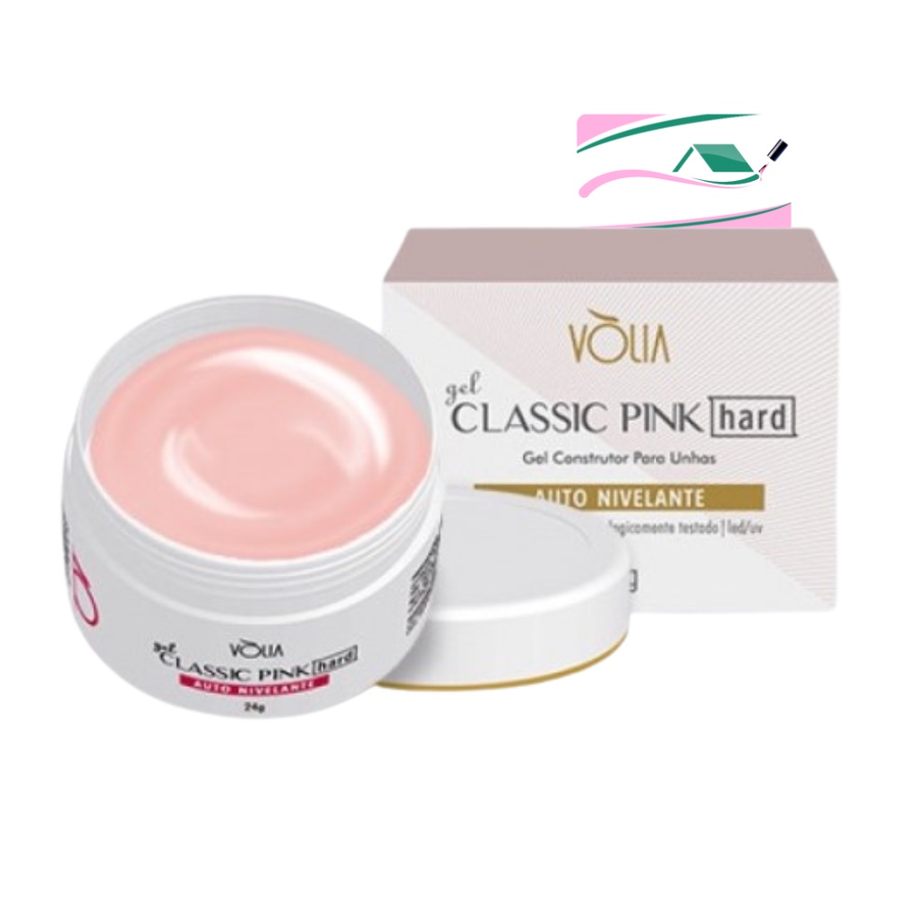 Gel Volia Classic Pink Hard 24g | Shopee Brasil