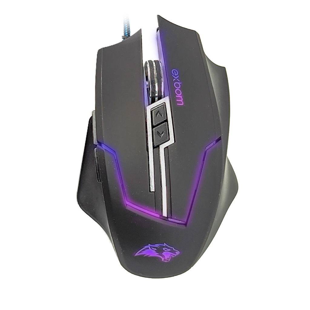 Mouse Gamer Exbom MS-G270 3200dpi USB 7D RGB Para Jogos | Shopee Brasil