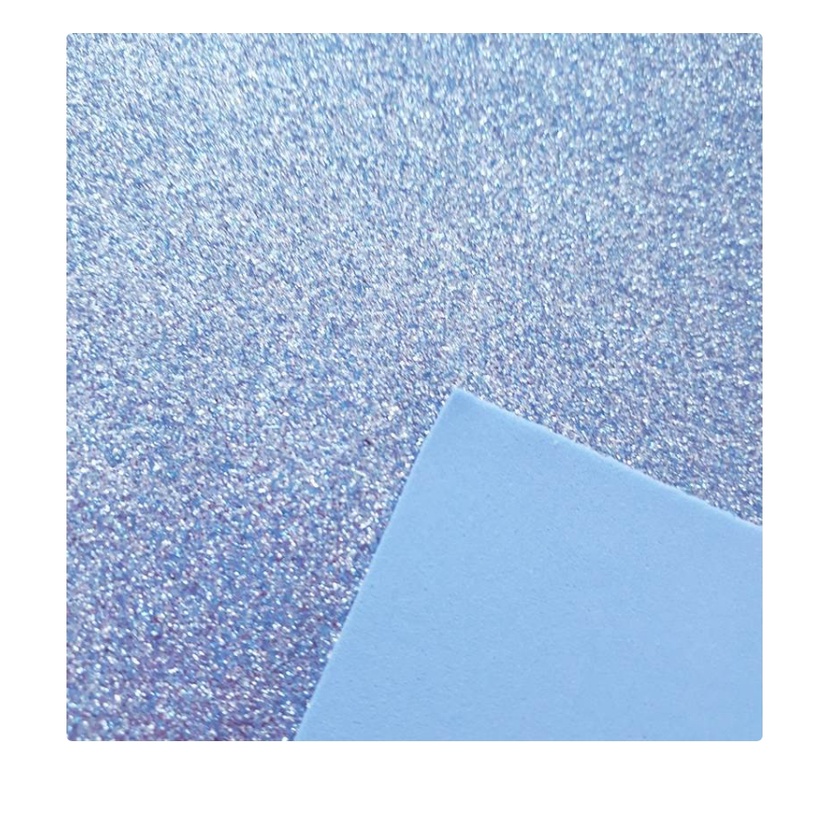 EVA C/ GLITTER ( AZUL BEBE) PACOTE COM 5 FOLHAS 40X60 | Shopee Brasil