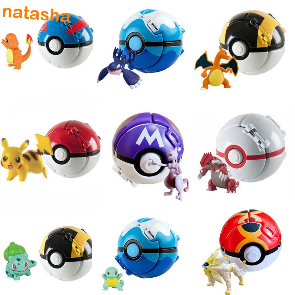 NATASHA Pokemon Elf Ball Modelo De Brinquedo Variante Charmander Figura ...