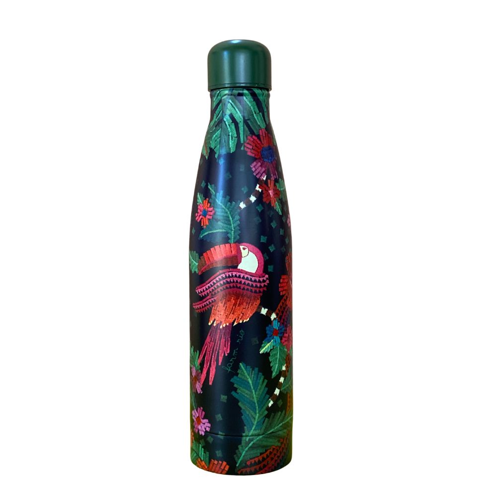 Garrafinha Farm Glub Glub Florescer Black 500ml | Shopee Brasil