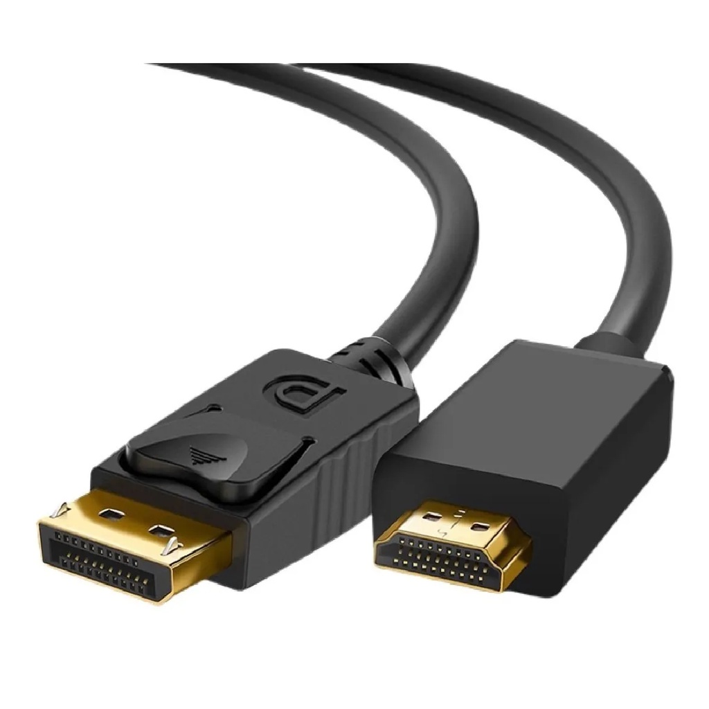Cabo Adaptador Displayport Para Hdmi 4k Dp Hdmi 1,8 Metros HDTV ...
