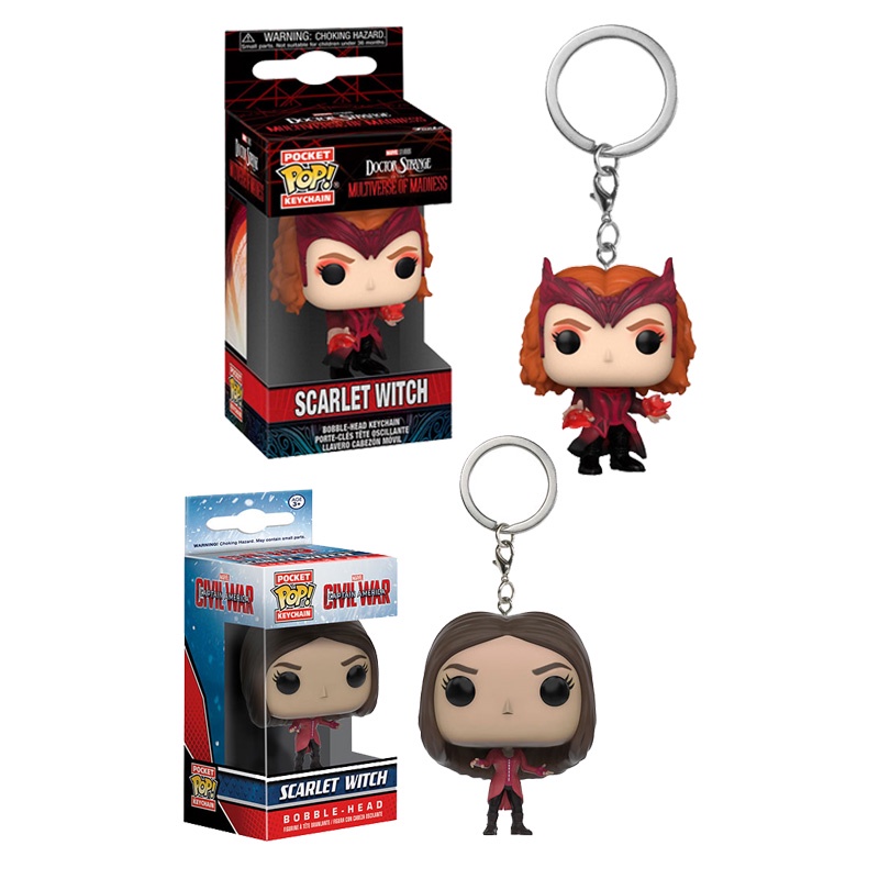 Funko Pop ! Marvel (Os Vingadores Wanda Maximoff Bruxa Scarlet Keychain ...