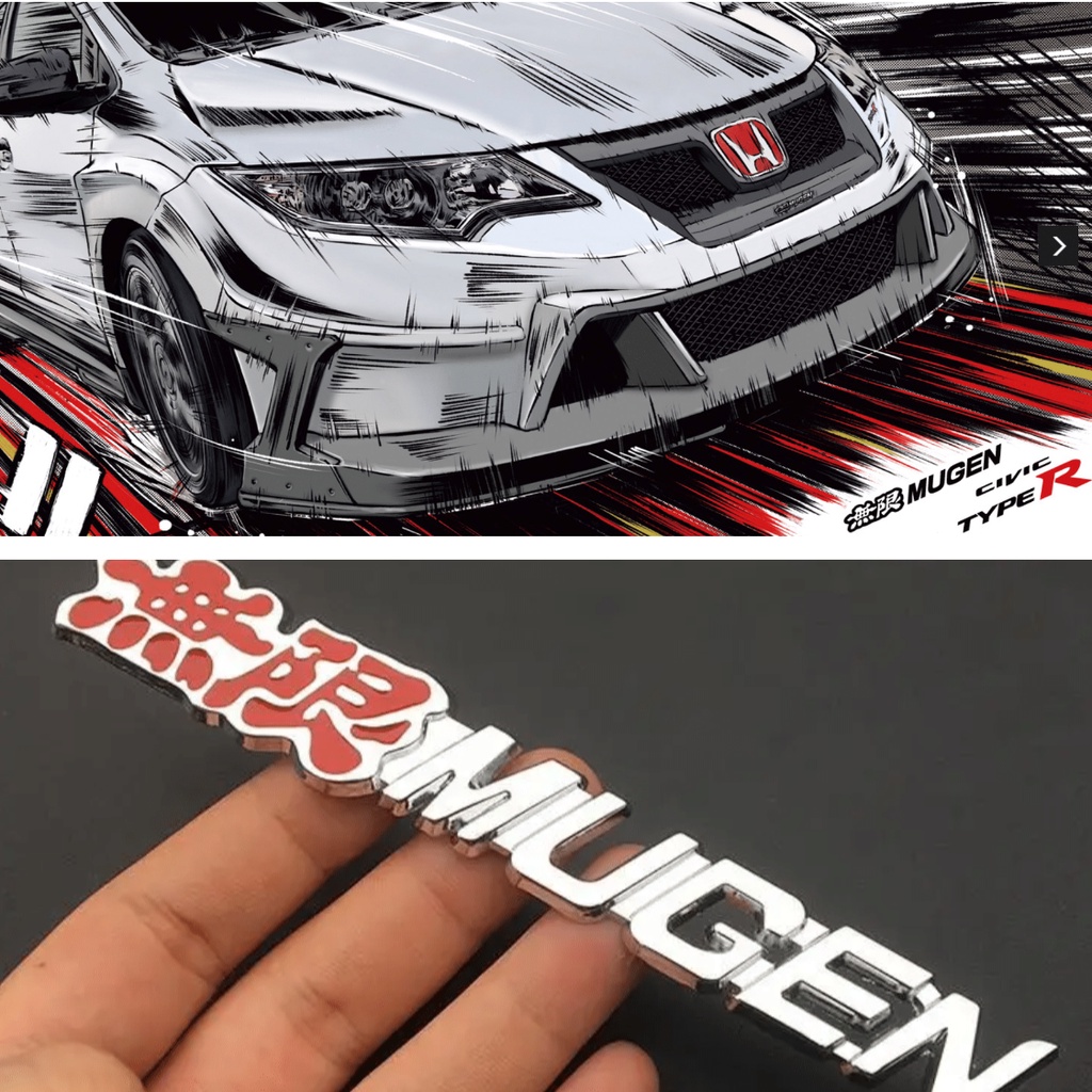 Autocolante Decorativo HONDA MUGEN Logotipo Do Carro Fit City Civic ...
