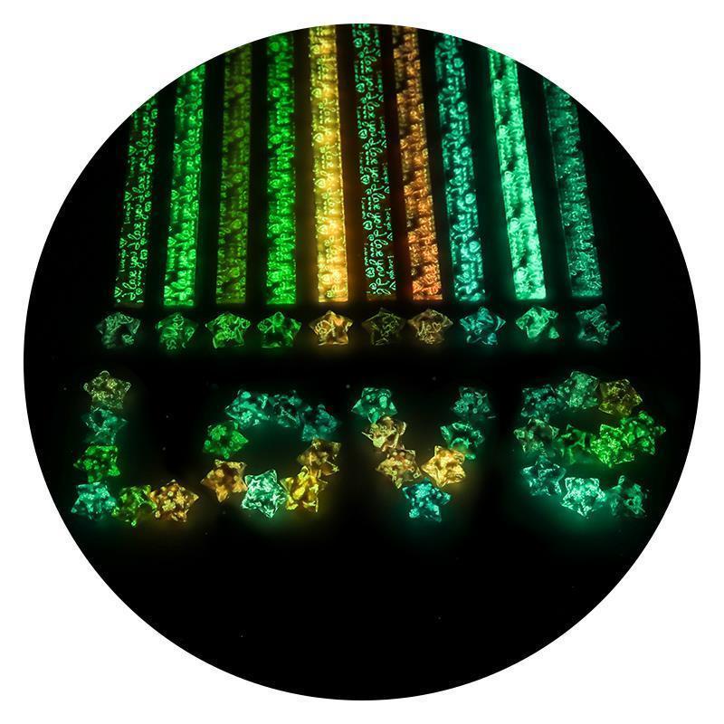 Conjunto De Papel Estrela Luminosa Star Paper Set Origami | Shopee Brasil