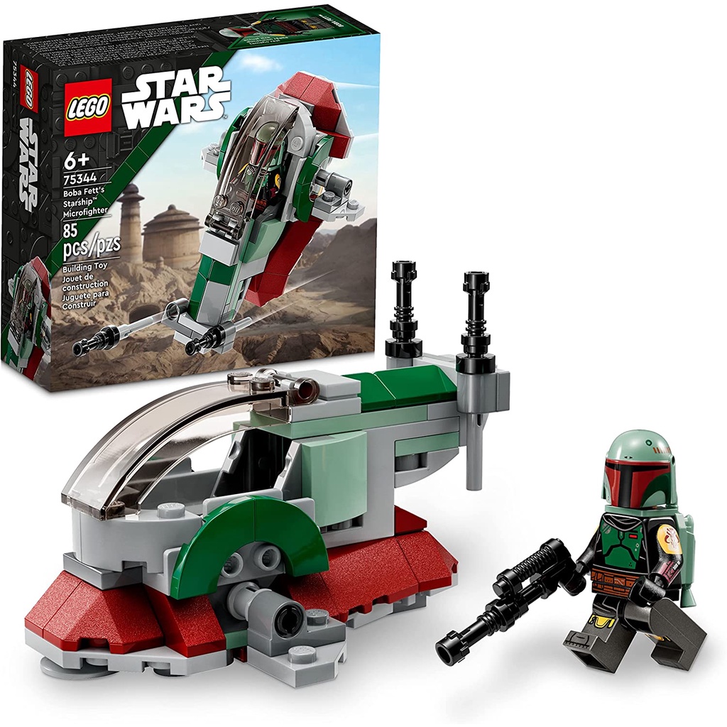 Lego Star Wars 75344 Microfighter Nave Estelar de Boba Fett (85 peças ...
