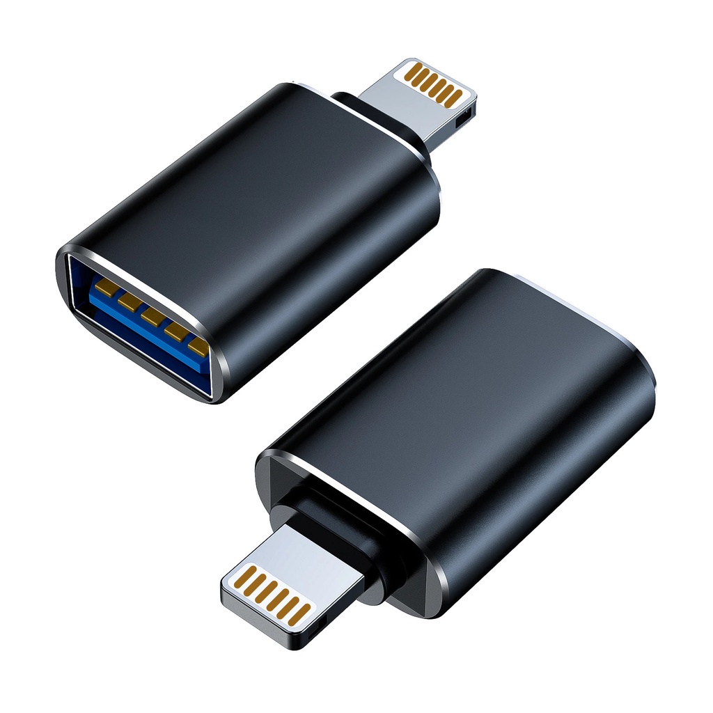 Adaptador Usb 3.0 Lightning Otg Para Ios Compatível iPhone - Escorrega ...