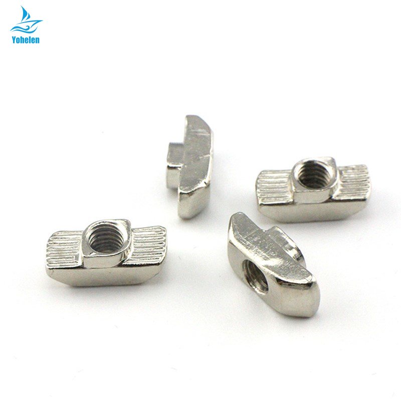 100pcs M3/M4/M5 * 10 * 6 Para 20/30/40 Série Slot T Porca Deslizante Martelo Queda Na - Faz a Boa!