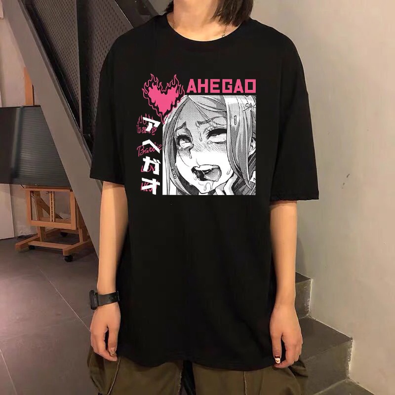 Camiseta BasicaTshirt Algodao Ahegao Girl Hentai Waifuu Barbie Baby ...