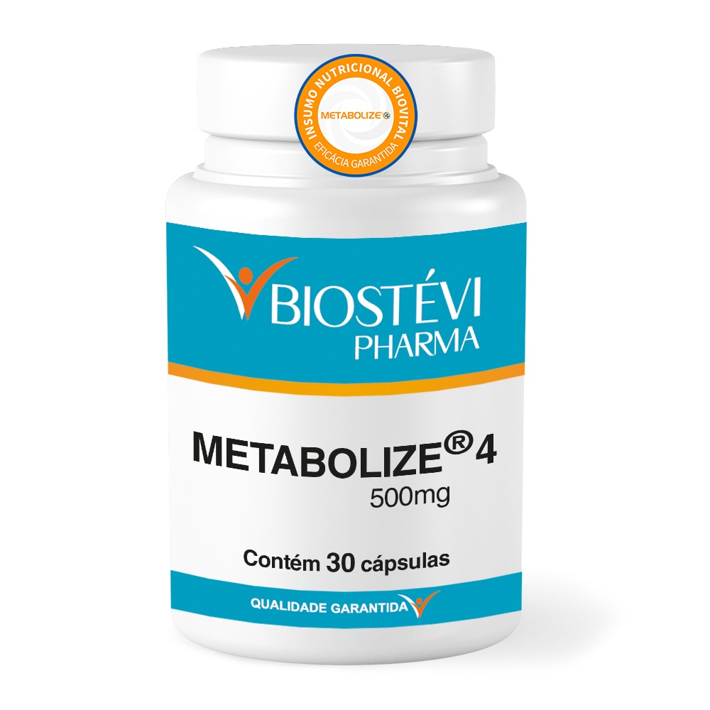 METABOLIZE® 4 500MG 30 CÁPSULAS COM SELO DE AUTENTICIDADE | Shopee Brasil