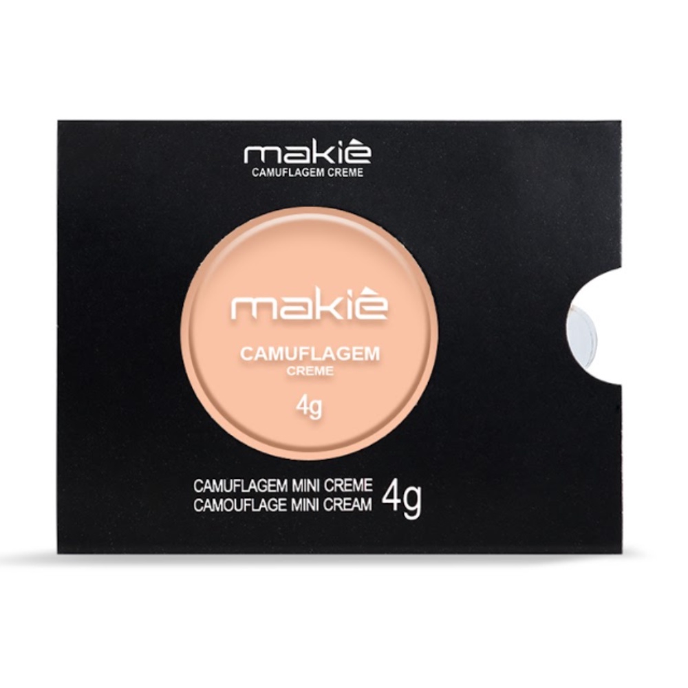 Makie Mini Corretivo Camuflagem Creme Cor Ivory 4g | Shopee Brasil