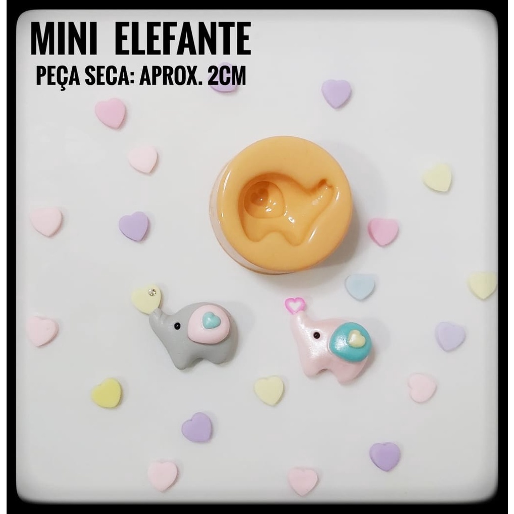 Molde Mini Elefante - Maria Diniz | Shopee Brasil