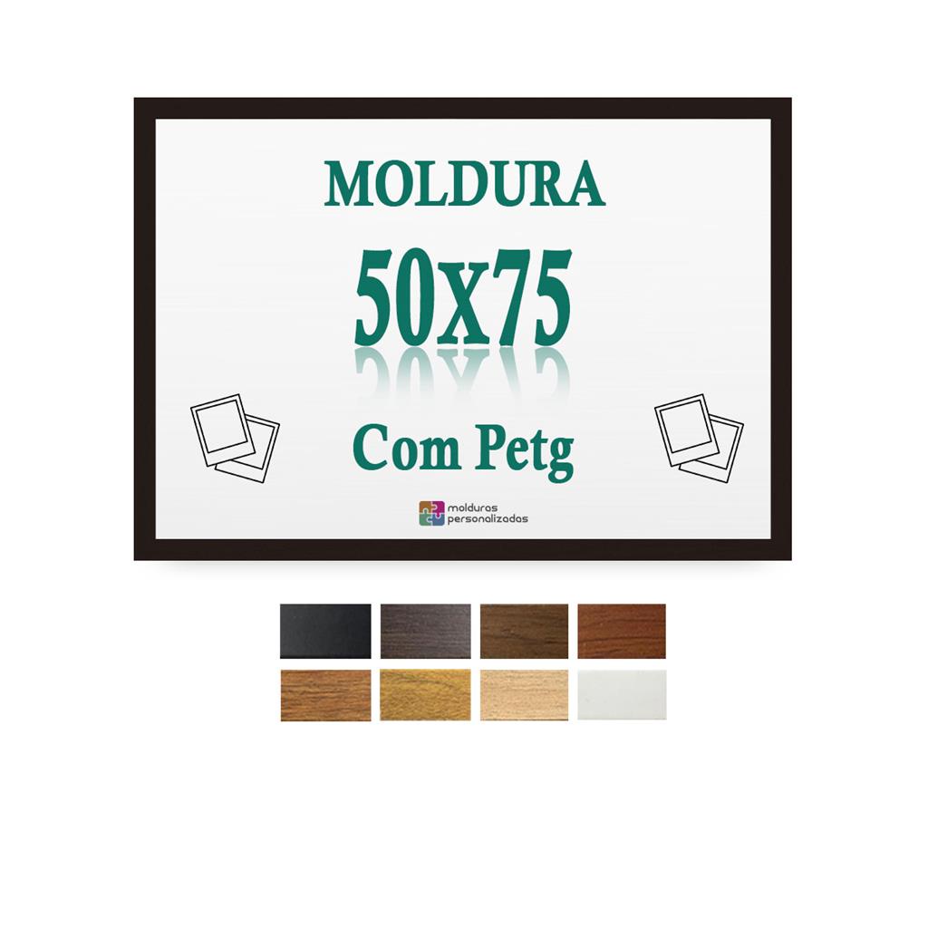 Moldura Quadro 75 X 50 Cm Para Decoracao Arte Poster Petg | Shopee Brasil
