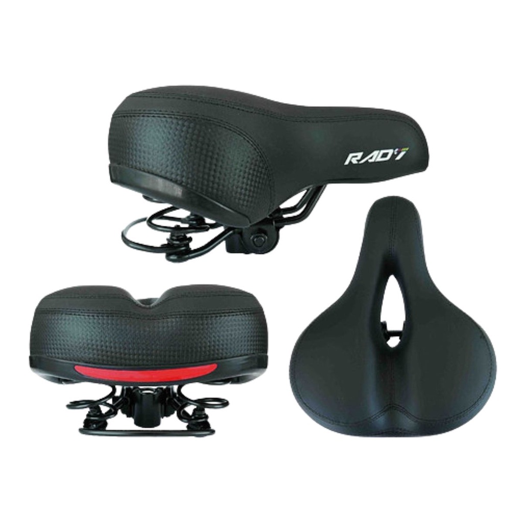 Selim Banco Bicicleta Vazado 2 Molas Cores Modelos | Shopee Brasil