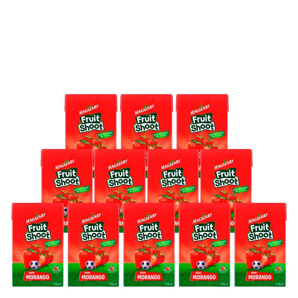 Suco Maguary de Morango Fruit Shoot 150ml 12 Unidades | Shopee Brasil