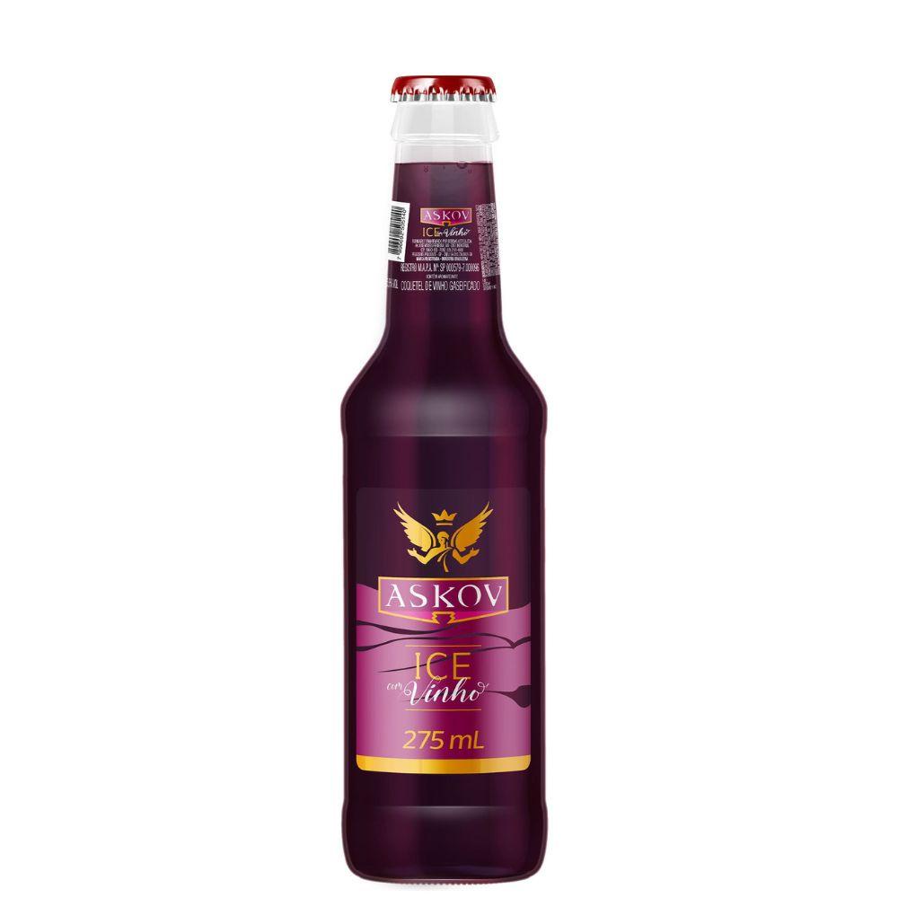 Vodka Askov Ice c/ Vinho 275ml | Shopee Brasil