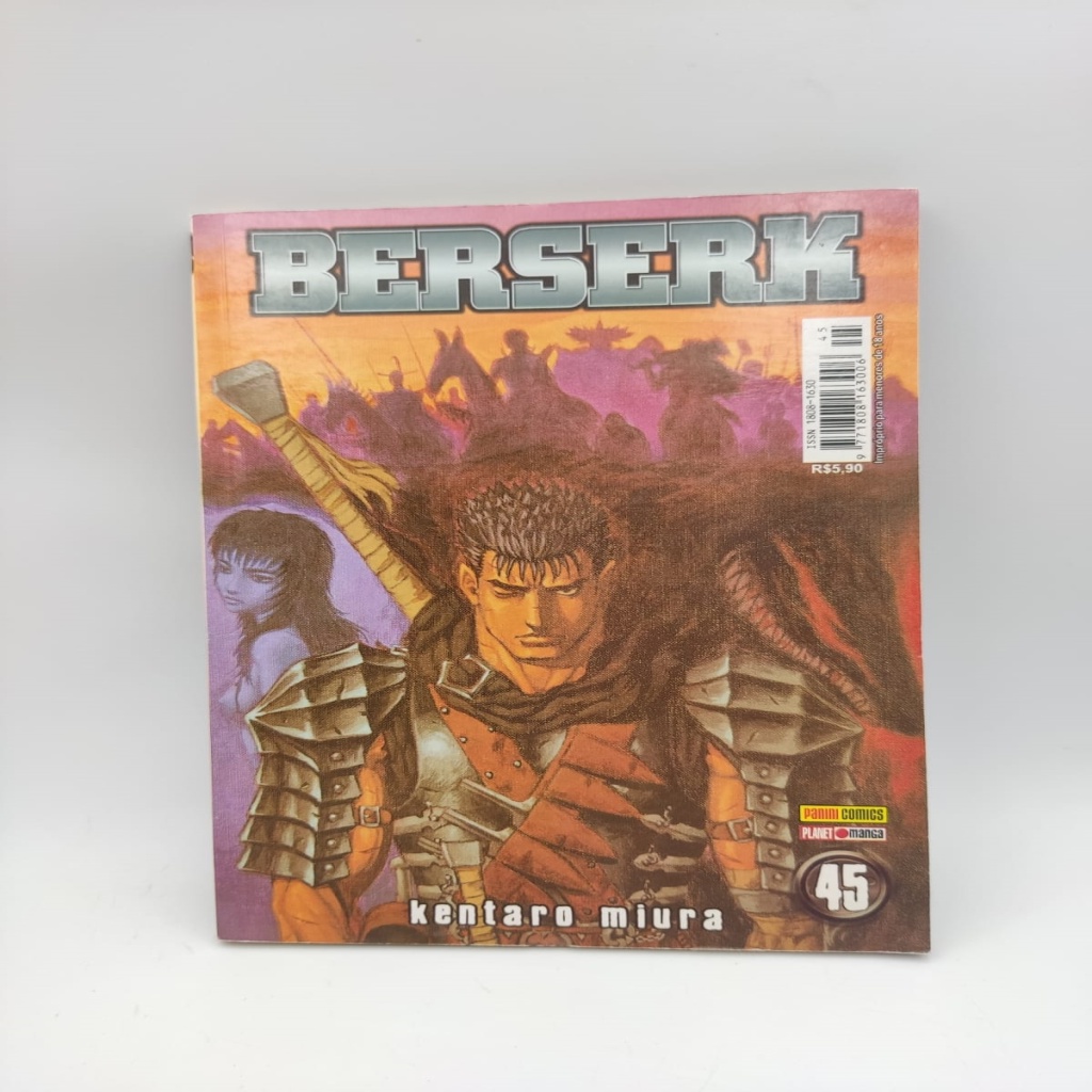 Berserk - Volume 45 autor Kentaro Miura | Shopee Brasil