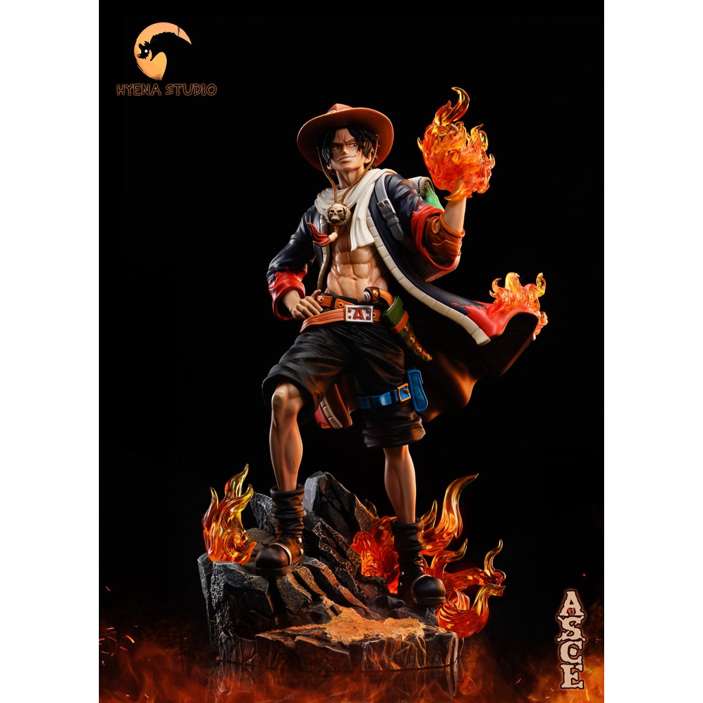 ONE PIECE - HYENA STUDIO - PORTGAS D ACE - RESIN | Shopee Brasil