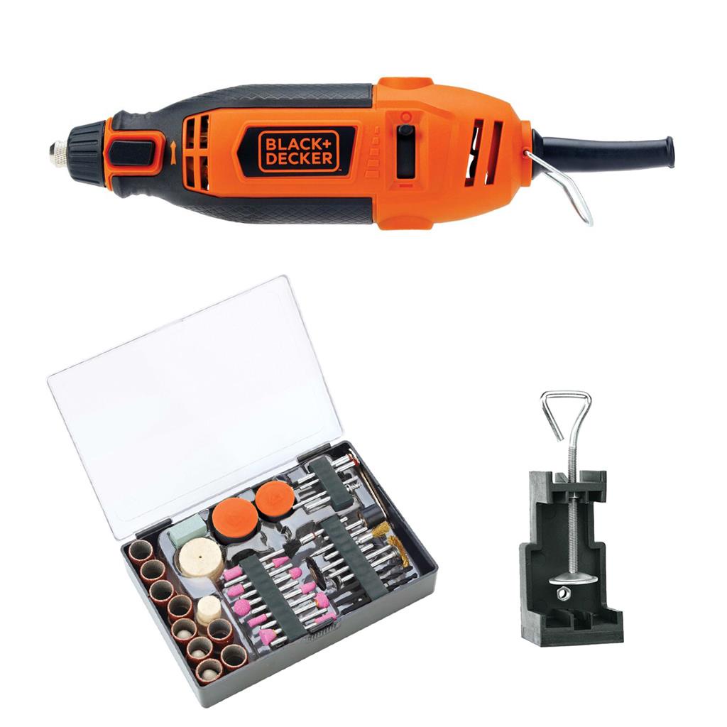 Kit Micro Retifica 180W 35000RPM 130 Pecas RT18KA Black & Decker ...