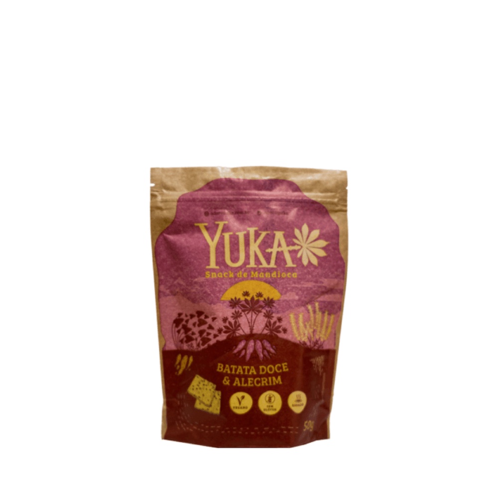 Snack Yuka Crocante Zero Glúten Sabores 50g | Shopee Brasil