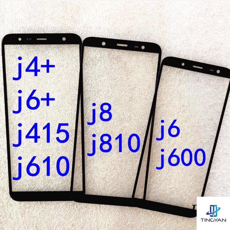 J6 + Tela Externa Para Samsung Galaxy J4 J6 Plus J8 Painel Touch Frontal Display LCD Cobertura ...