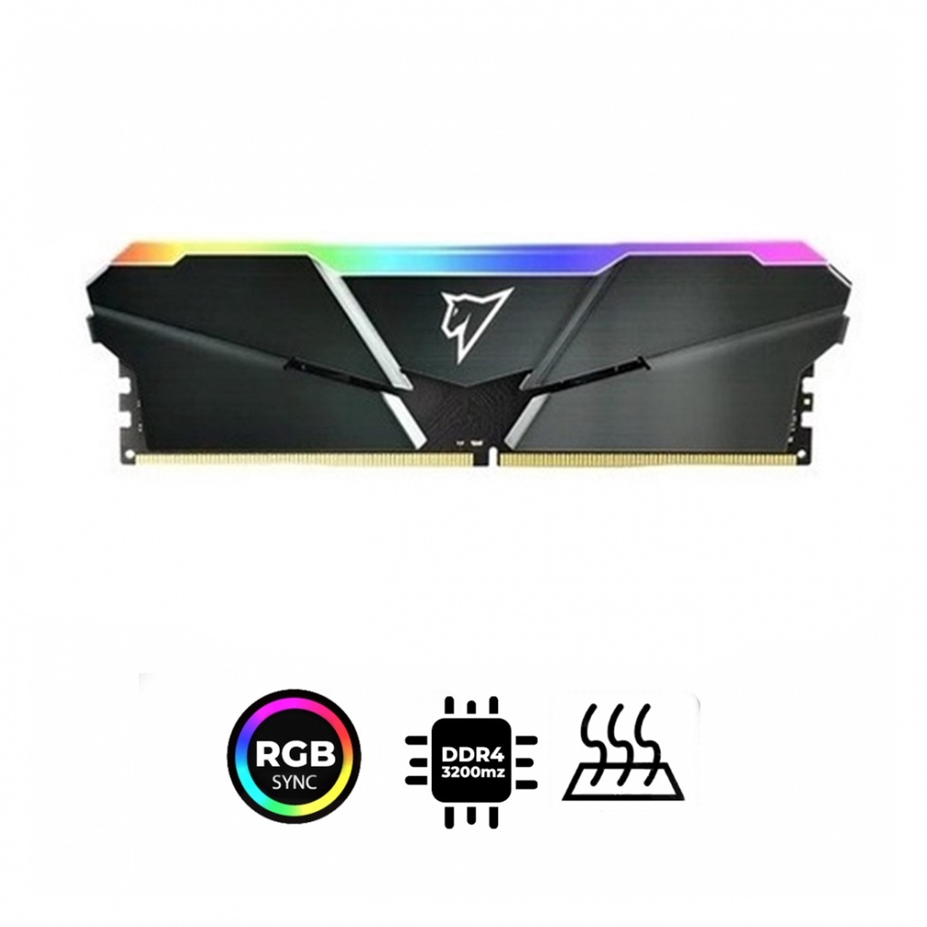 Memoria Ram Ddr4 Rgb 8gb (1x8gb) Netac Shadow 3200mhz | Shopee Brasil